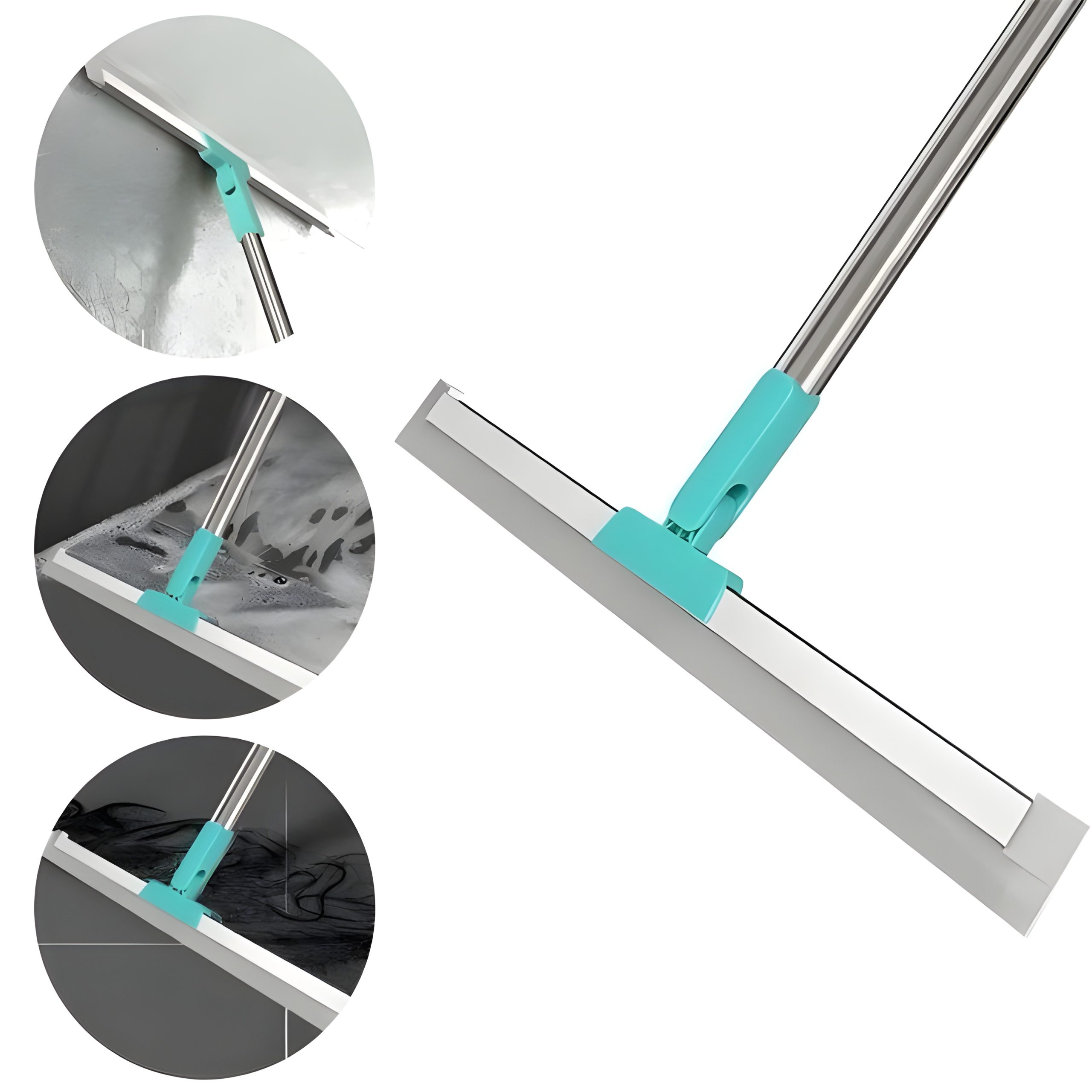 Frottoir Silicone Manche Inox extensible - inHome